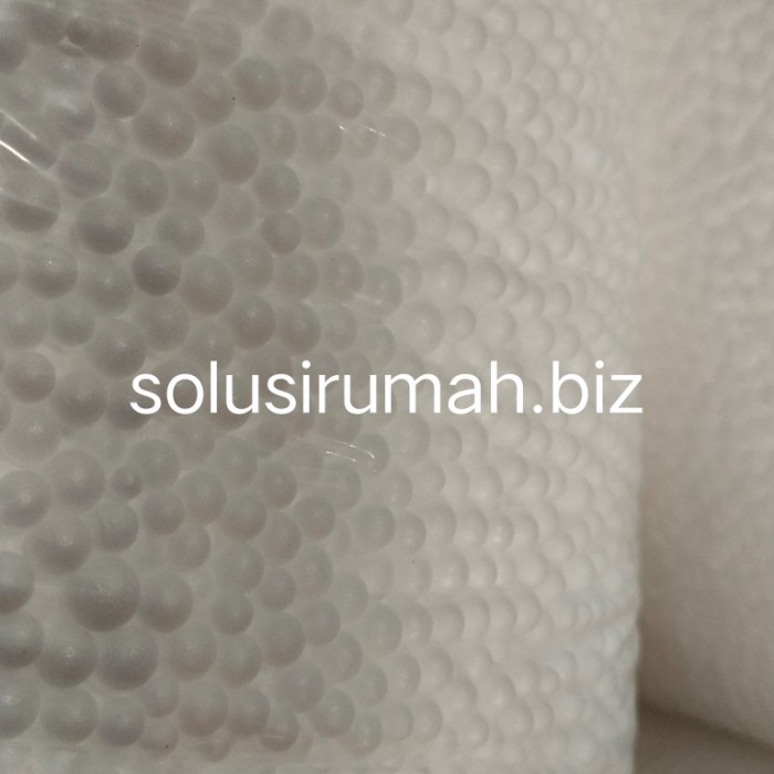 Jual BUTIRAN 3mm GABUS 100 CC 100 ML WARNA PUTIH STYROFOAM FOAMING ...