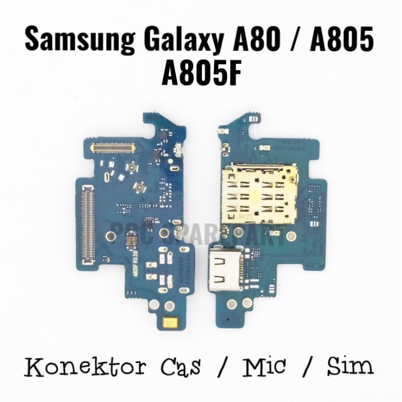 Jual Papan PCB Charger + Mic + Single Sim Samsung Galaxy A80 / A805 / A805F / A8050 / A805X / SM ...