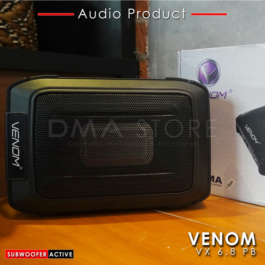 Jual Subwoofer Kolong Venom VX 6.8 PB Subwoofer Aktif Venom ORIGINAL VENOM | Shopee Indonesia