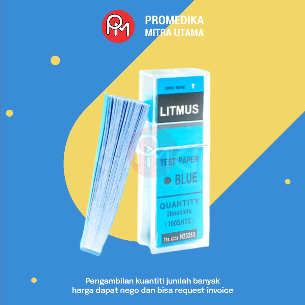 Jual Kertas Lakmus Biru / Litmus Paper Blue | Shopee Indonesia