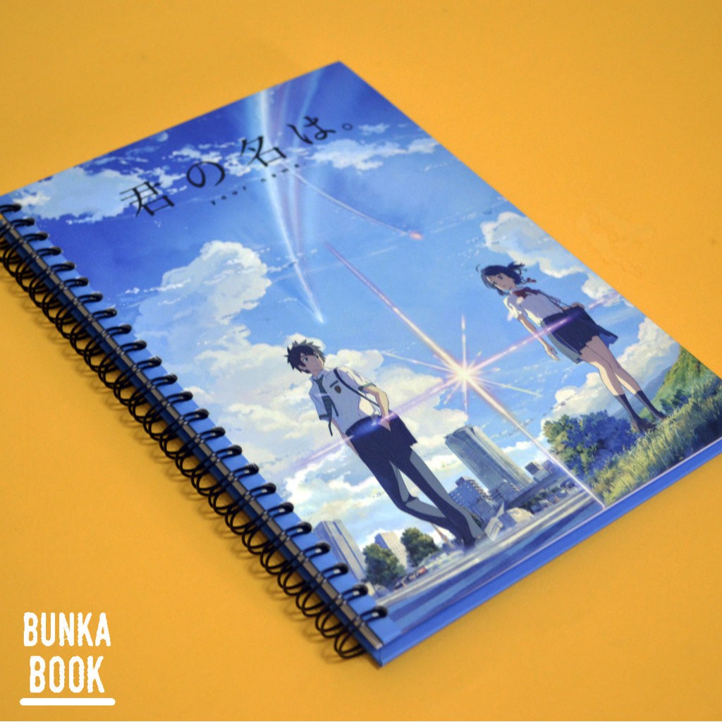 Jual Note Book Hardcover Ring Anime Kimi no Nawa Ukuran A5 Jurnal ...