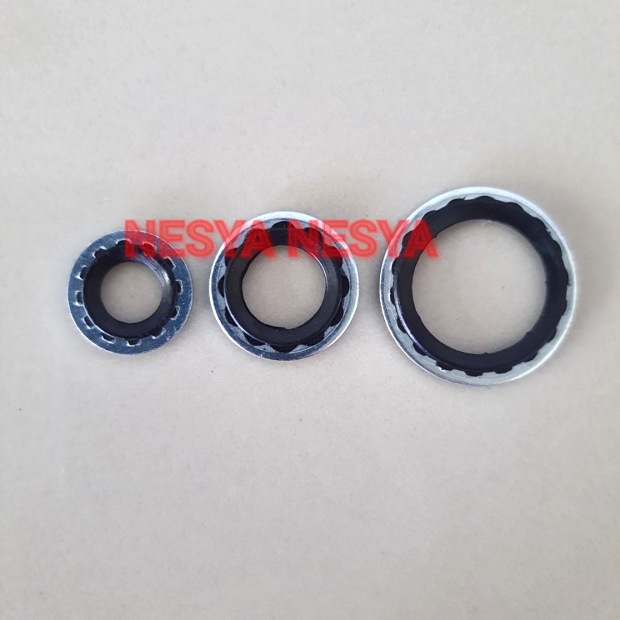 Jual Seal Sil Oring O-Ring O Ring Washer Besi Koneksi Pipa Selang AC ...