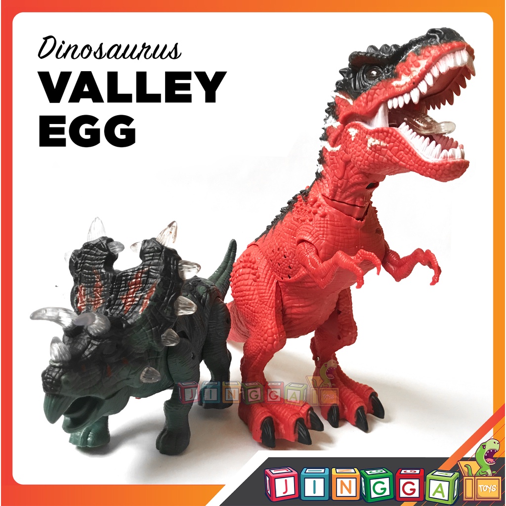 Jual ROBOT DINOSAURUS TREX MAINAN DINO VALLEY EGG MAINAN TIREX BERTELUR ...