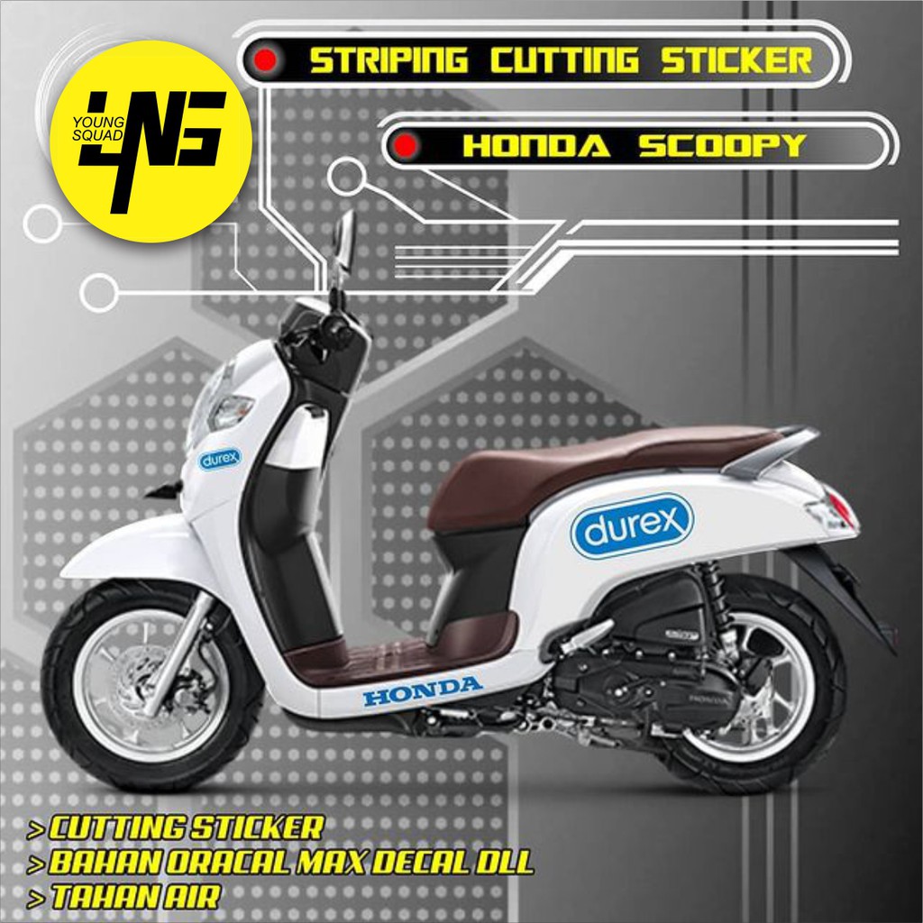 Jual Cutting Sticker LisVariasi Motor Scoopy–VARIASI STICKER STRIPING ...