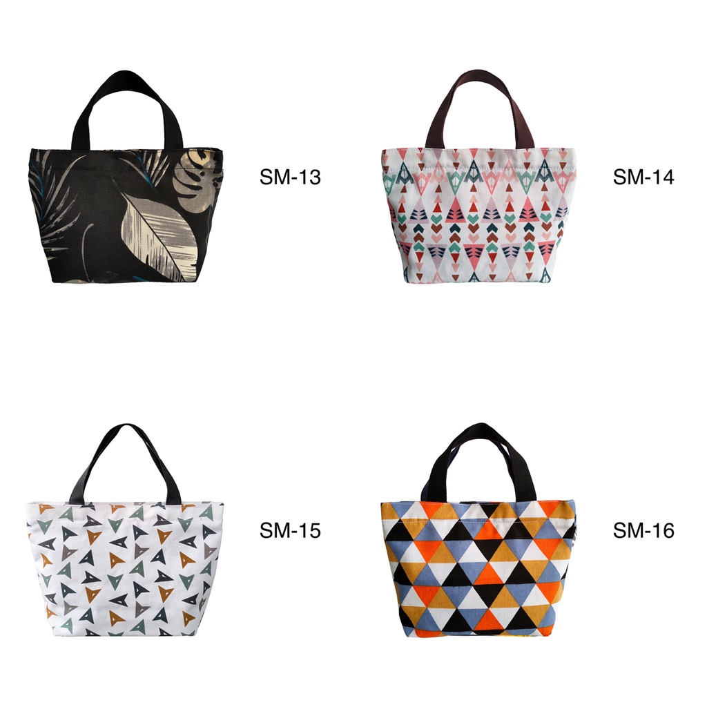 Jual Tas Kanvas Mukena Tas Make Up 26x19x8cm Motif SM-13 Sampai SM-16 ...
