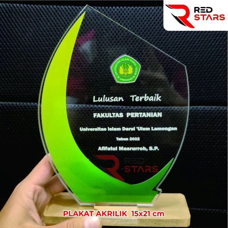 Jual Plakat Akrilik / Plakat Wisuda / Plakat Magang / Vandel Print UV ...