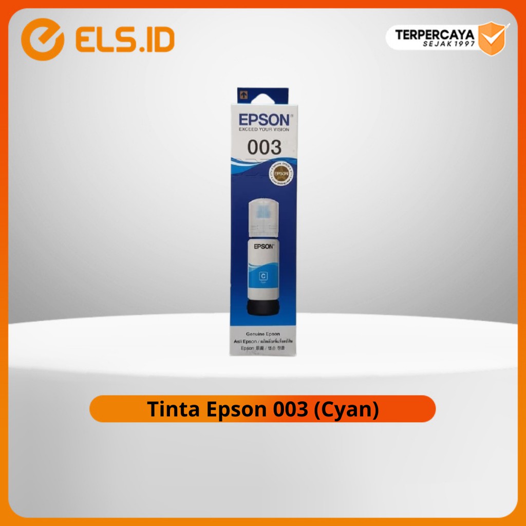 Jual Tinta Epson 003 (Cyan) | Shopee Indonesia