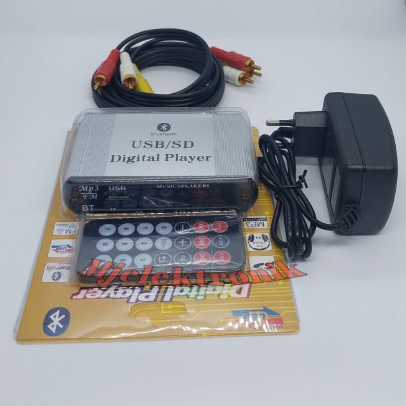 Jual Media player Mp3 Bluetooth Mobil Rumah USB SD FM Lengkap | Shopee Indonesia