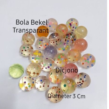 Jual Bola Bekel Transparant 3Cm | Shopee Indonesia