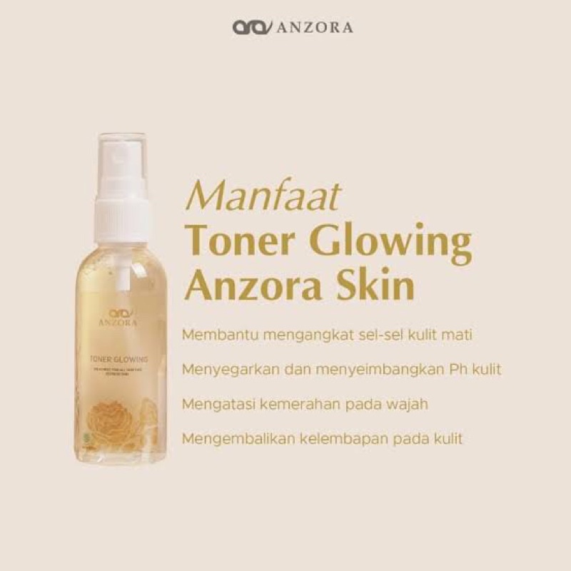 Jual TONER SERIES GLOW ANZORA [ecer/satuan] COD | Shopee Indonesia