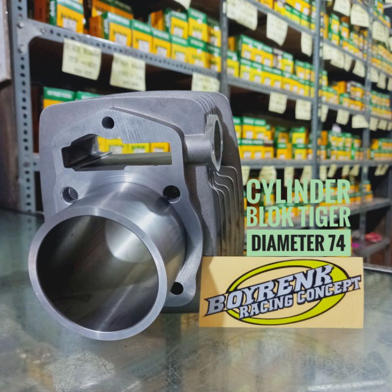 Jual CYLINDER BLOK TIGER DIAMETER LUAR 72 - 74 - BOYRENK RACING ...