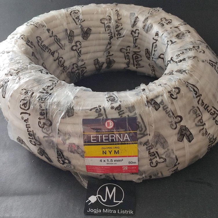 Jual KABEL LISTRIK NYM ETERNA 4X1,5 / KABEL LISTRIK KAWAT @50 METER | Shopee Indonesia