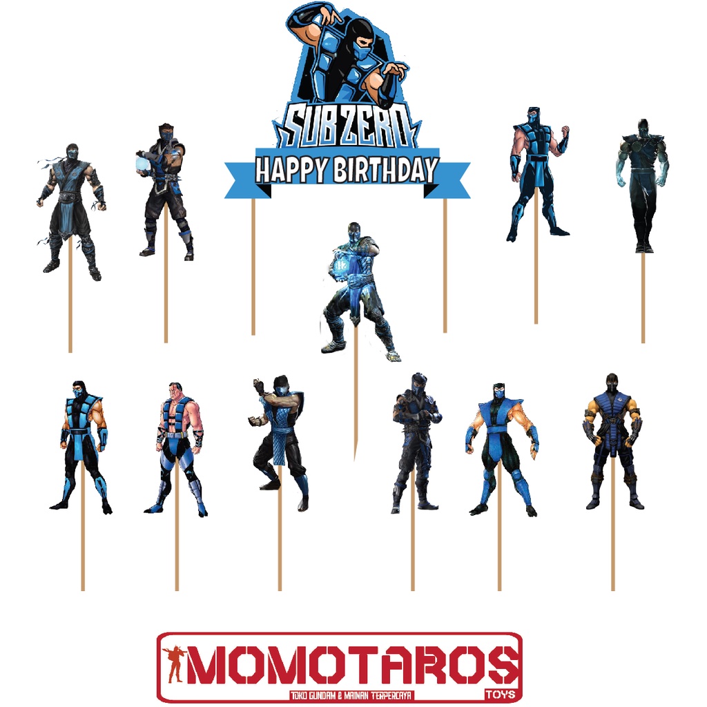 Jual Topper cake Sub Zero Mortal Kombat set | Shopee Indonesia