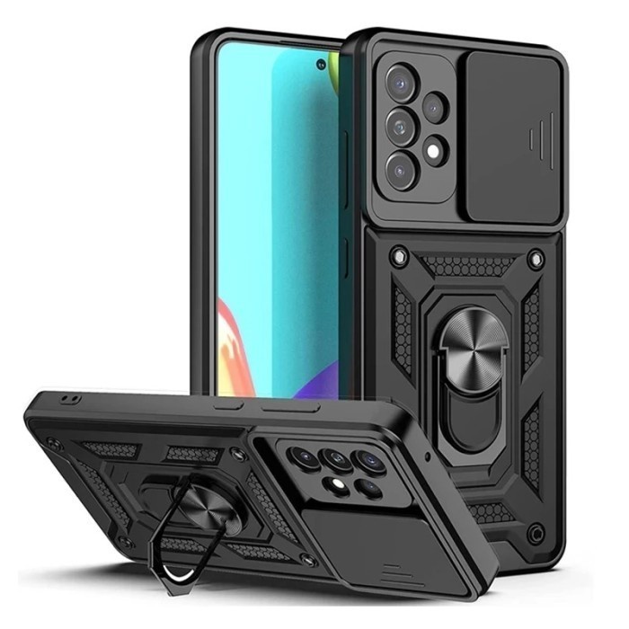 Jual Case Samsung A32 4G 5G A52 A52s A72 A23 A33 A53 A73 A04 A04S Armor Slide Camera Protector ...