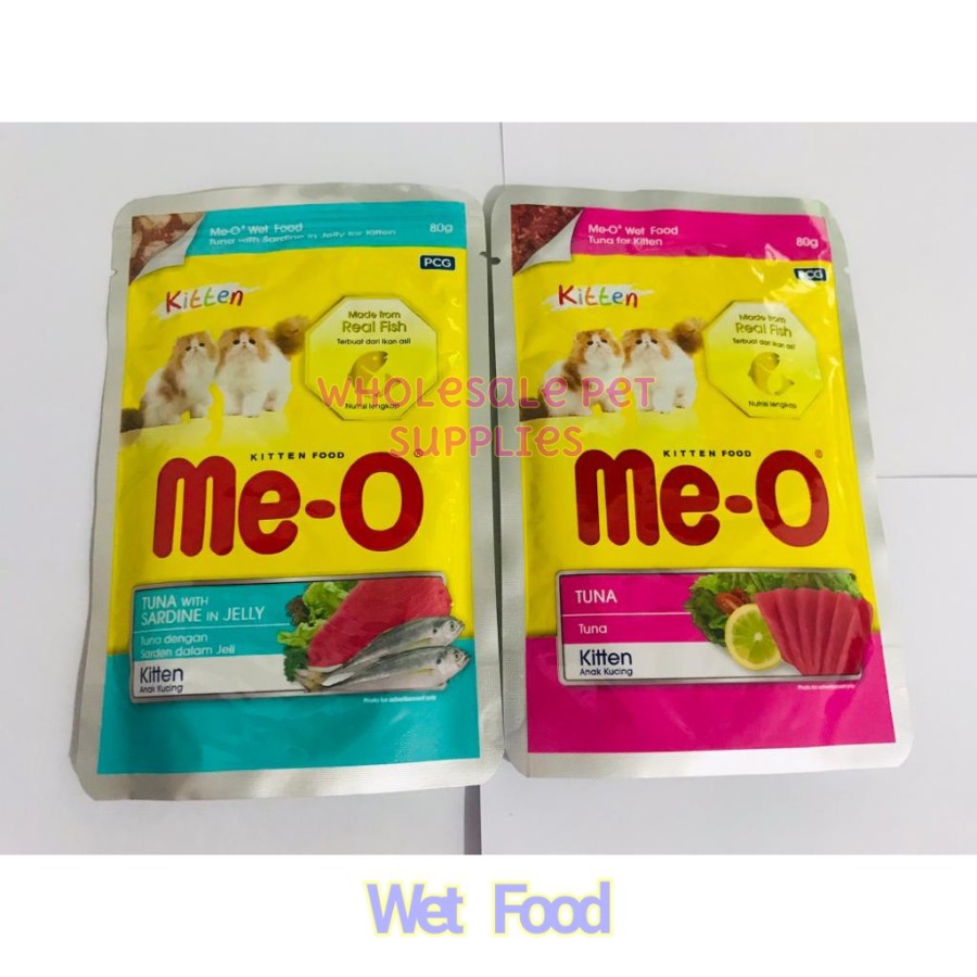 Jual Meo Wet Food Pouch for Adult Cat 85 gr / Moe Pouch For Kitten 85g ...