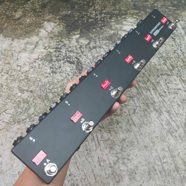Jual Super Switcher 6 channel untuk switching sistem stompbox gitar ...