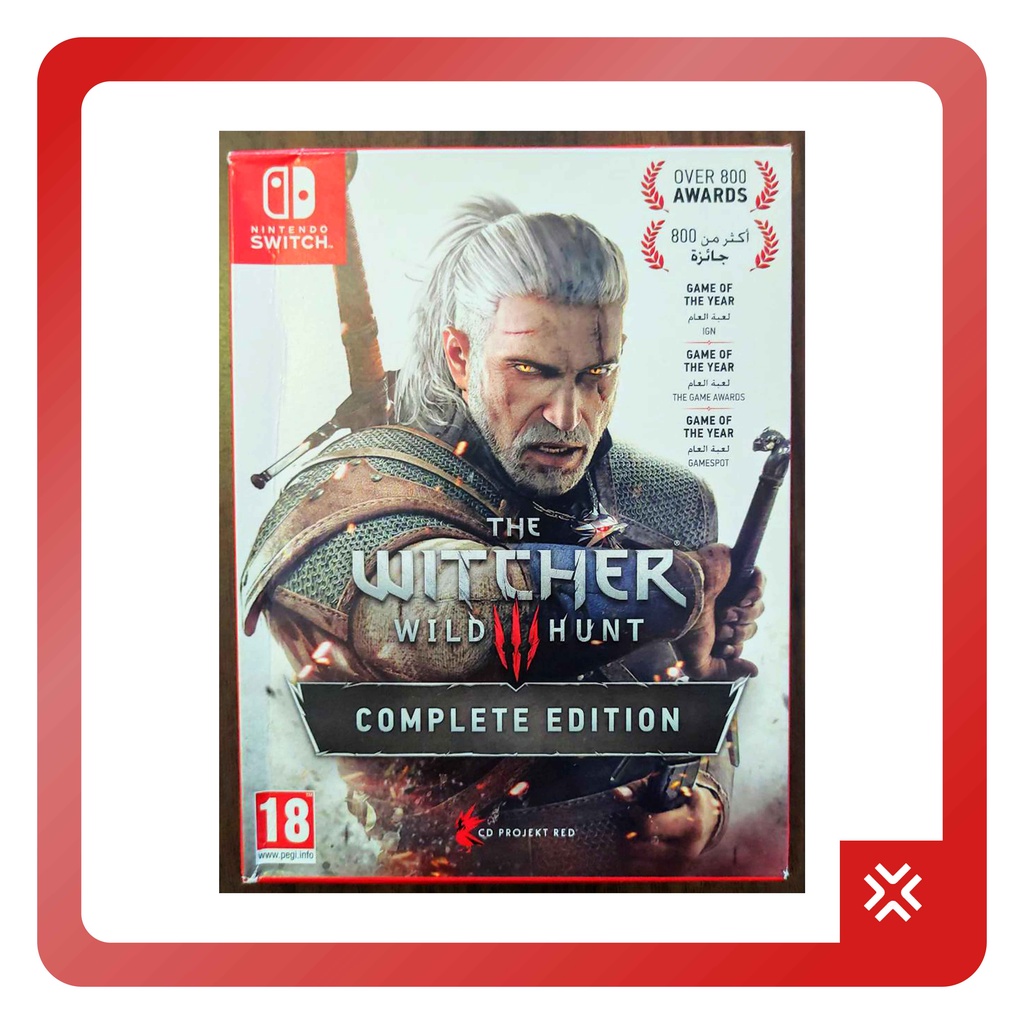 Jual Kaset Cartridge Games Switch -The Witcher 3 Wild Hunt Complete ...