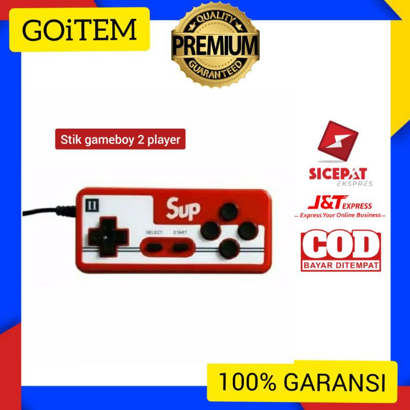 Jual stik gameboy 2 player untuk bermain 2 anak stick game boy | Shopee ...