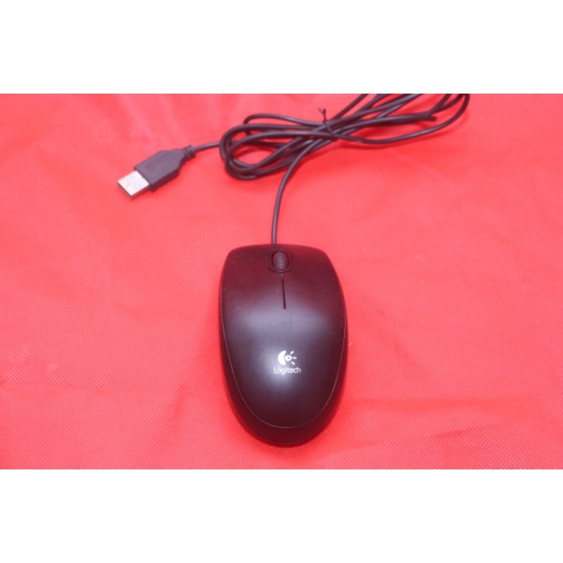 Jual mouse Logitech b100 original second | Shopee Indonesia