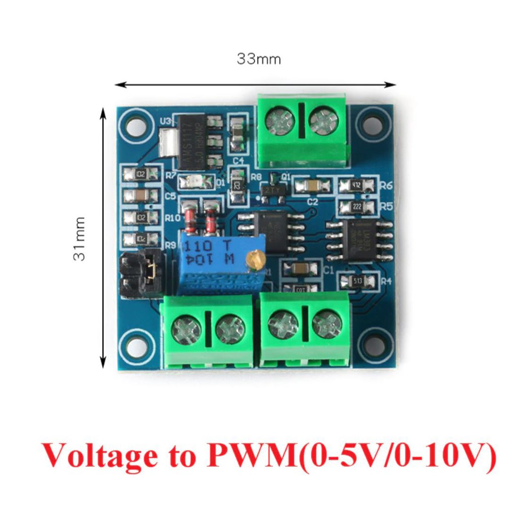 Jual Voltage to PWM Converter Module 0-5V 0-10V to 0-100% Analog to ...