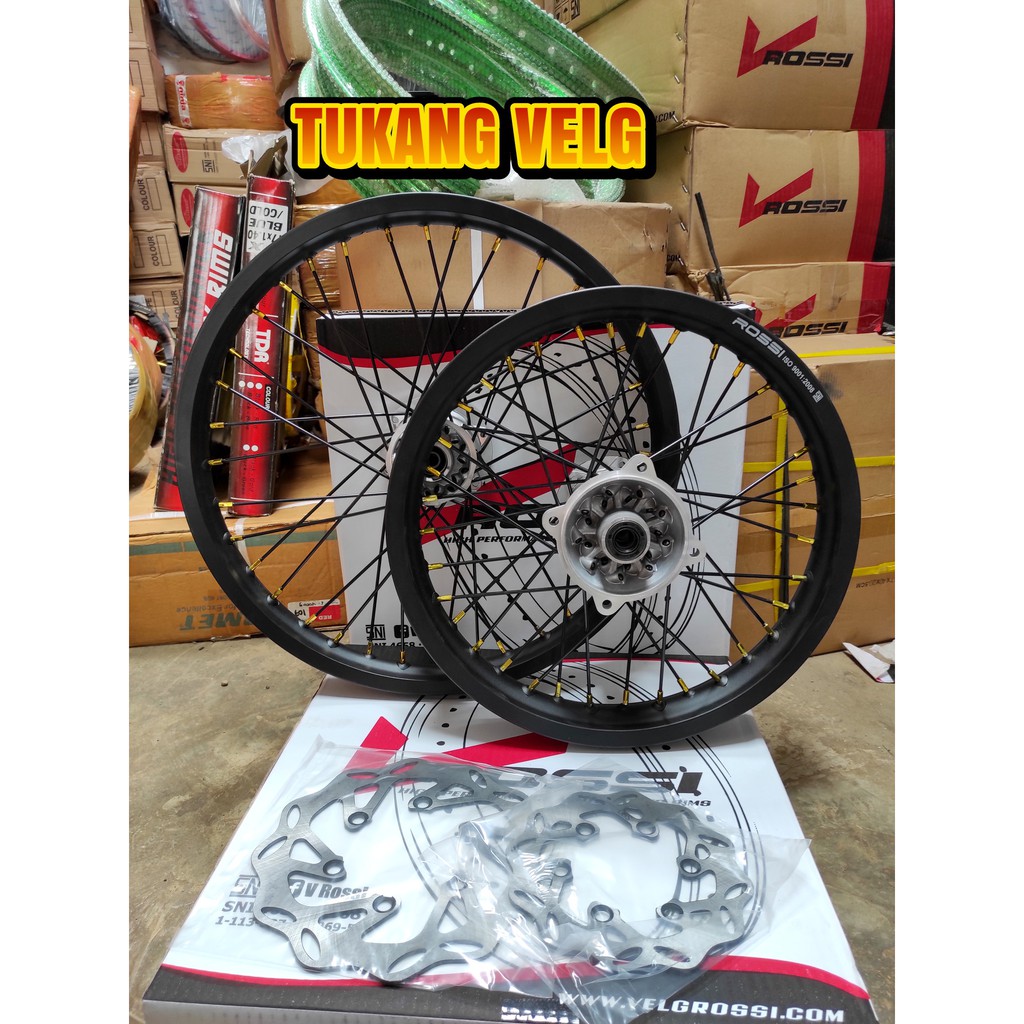 Jual VELG KLX PAKETAN RING 18-21 JARI JARI MODEL CROSS TRAIL | Shopee ...
