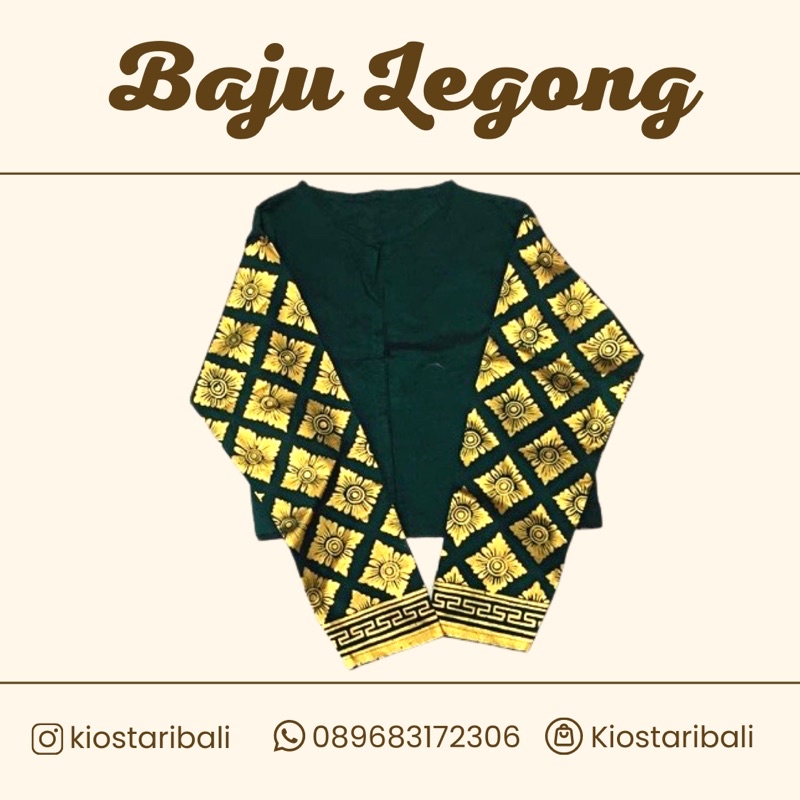 Jual Baju Legong / Baju Condong Tari Bali / Truna Jaya Prada Plastik ...