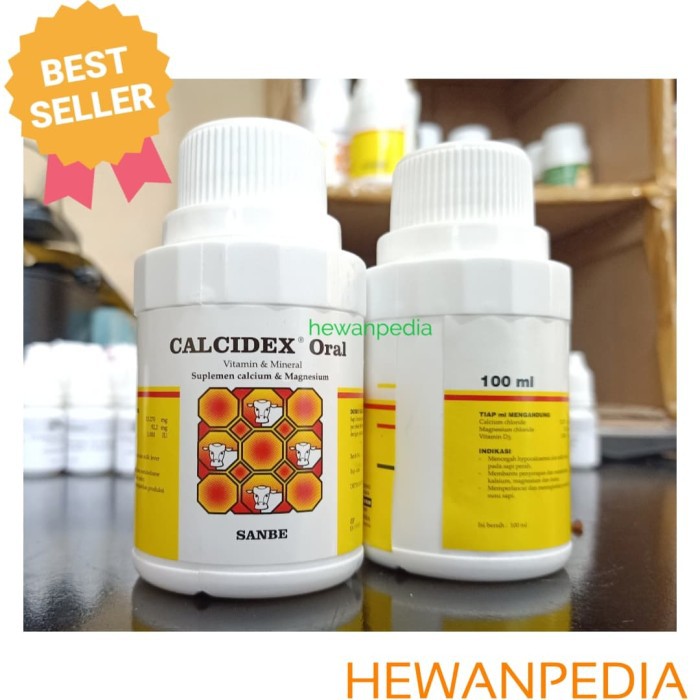 Jual Unik CALCIDEX ORAL 100 ml Obat Milk Fever, Hypocalcemia Hewan ...