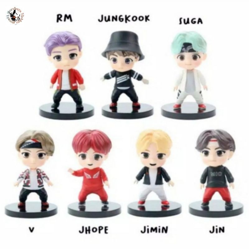 Jual Action Figure BTS Kpop BTS Figure RM Jungkook Suga V JHope Jimin Jin Figure murah | Shopee ...