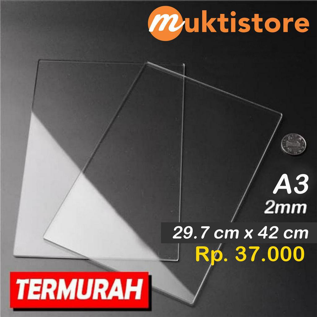 Jual AKRILIK lembaran 2mm A3 / Akrilik / Acrylic | Shopee Indonesia