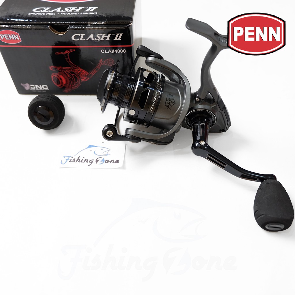 Jual Penn CLASH II 4000 Spinning Reel - 8+1BB | Ratio 6.2:1 | Shopee ...