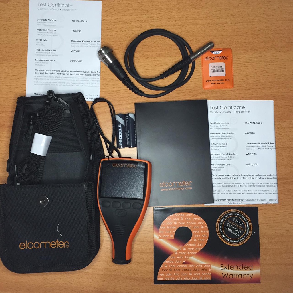 Jual Elcometer 456 Model B Separate DFT Gauge Probe Ferrous coating thickness | Shopee Indonesia