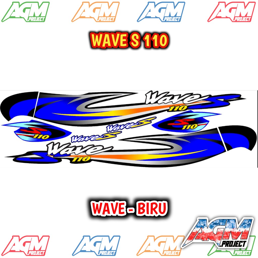 Jual Stiker Wave 110 - AGM.Project. | Shopee Indonesia
