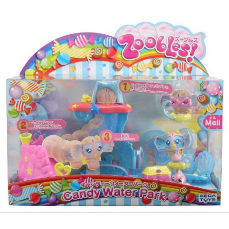 Jual figure zoobles playset candy water park sega toys | Shopee Indonesia