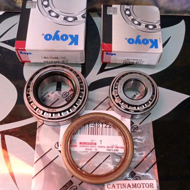 Jual BEARING SET + SEAL RODA DEPAN LUAR DALAM KIJANG 5K 7K 11949/10 ...