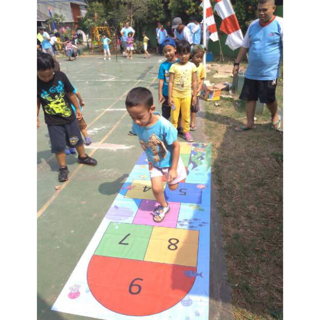 Jual Engklek Engklek Bawah Laut Balon udara Luar Angkasa Karpet main ...