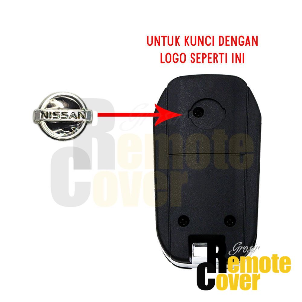 Jual Emblem Kunci Sticker Logo Kunci Lipat Nissan Grand Livina March ...
