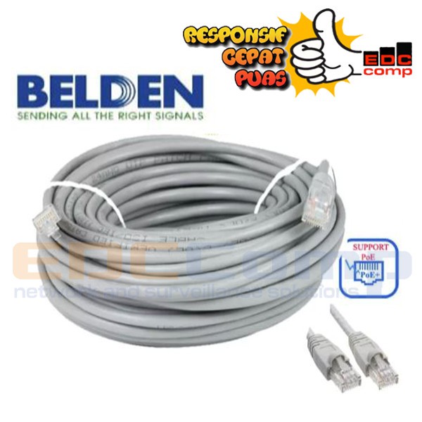 Jual Belden UTP 25M Kabel LAN Cat5e 25 Meter Cable Original USA Siap ...