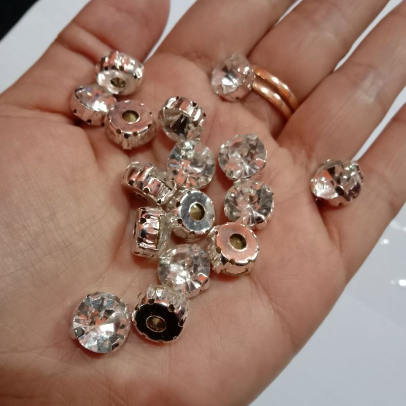 Jual Diamond cangkang/kristal cangkang ss50 (1cm) | Shopee Indonesia