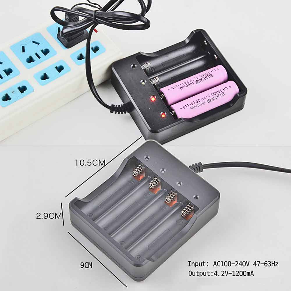 Jual Alat Cas Baterai 18650 Battery Charger listrik 100 V-240 Volt AC ...