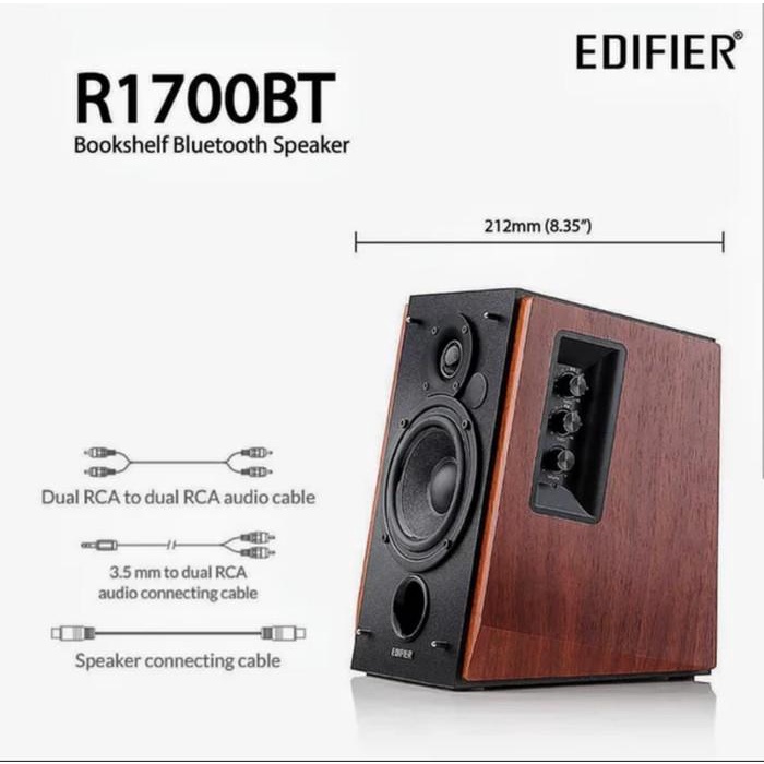Jual Edifier R1700BT Bluetooth Bookshelf Speakers 2.0 - 66W rms | Shopee Indonesia