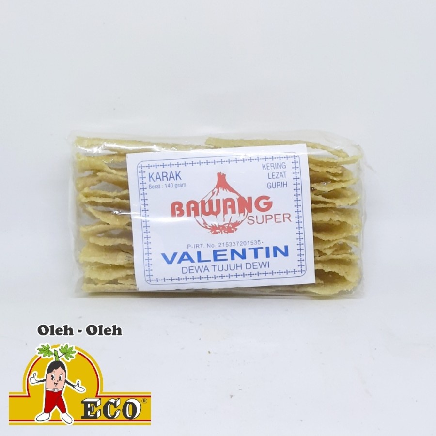 Jual Kerupuk Karak Gendar Bawang Mentah | Shopee Indonesia
