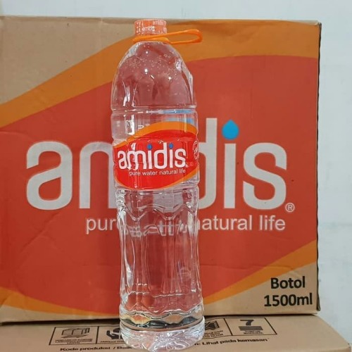 Jual AIR MINERAL AMIDIS BOTOL 1500 ML PER DUS ISI 12 PCS | Shopee Indonesia