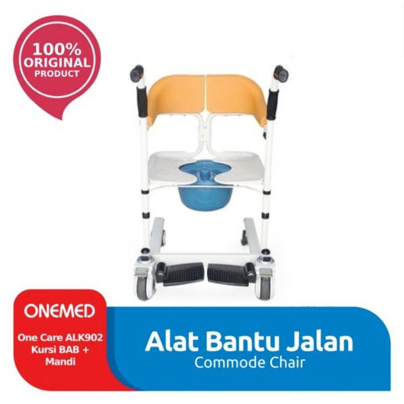 Jual Kursi Roda One Care ALK902 + Commode Chair / Kursi BAB + Mandi ...