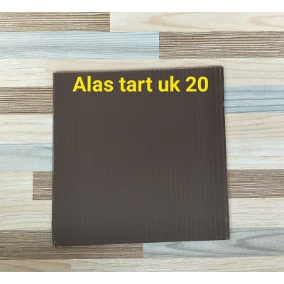 Jual Alas tart model kotak uk 20/ tatakan kue kotak warna coklat ...