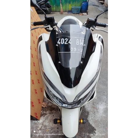 Jual Visor Pcx / windshield PCX 150 & 160 twotone (PECAH KIRIM ULANG ...