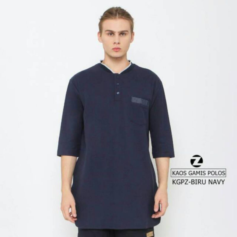 Jual Kurta Lacoste Ori Zayidan Gamis Polos Pria | Shopee Indonesia