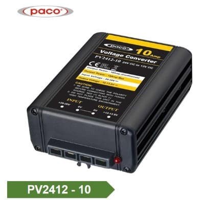 Jual Converter DC to DC 24 V to 12 V volt 10A PACO Power | Shopee Indonesia