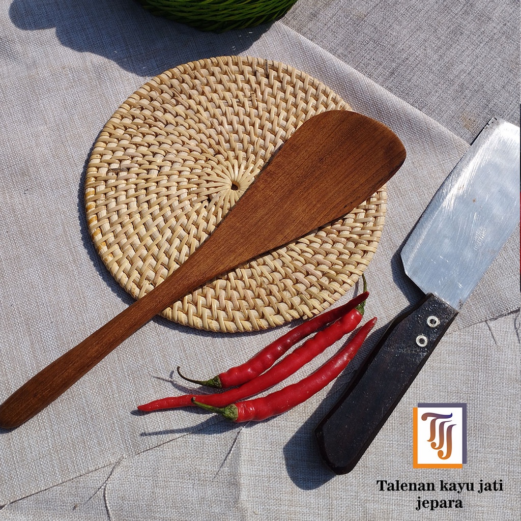 Jual Talenan kayu jati Sutil Kayu Sodet Spatula Kayu beech pisau Sendok ...