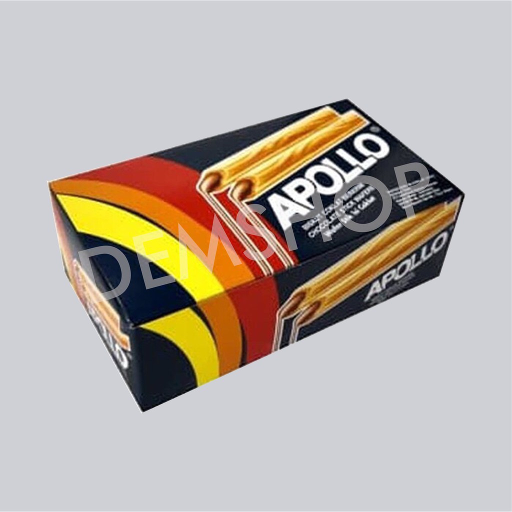 Jual APOLLO STICK WAFER COKLAT/ CHOCOLATE / STRAWBERRY / PANDAN WAFER ...