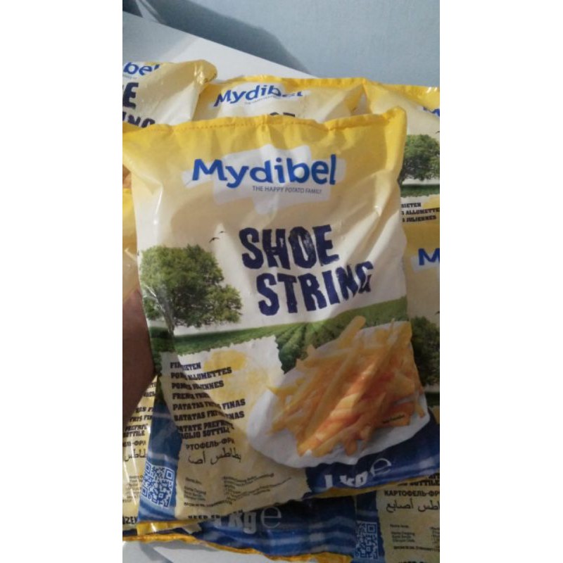 Jual Kentang Goreng Mydibel Shoestring 1 kg / Frozen Food | Shopee ...